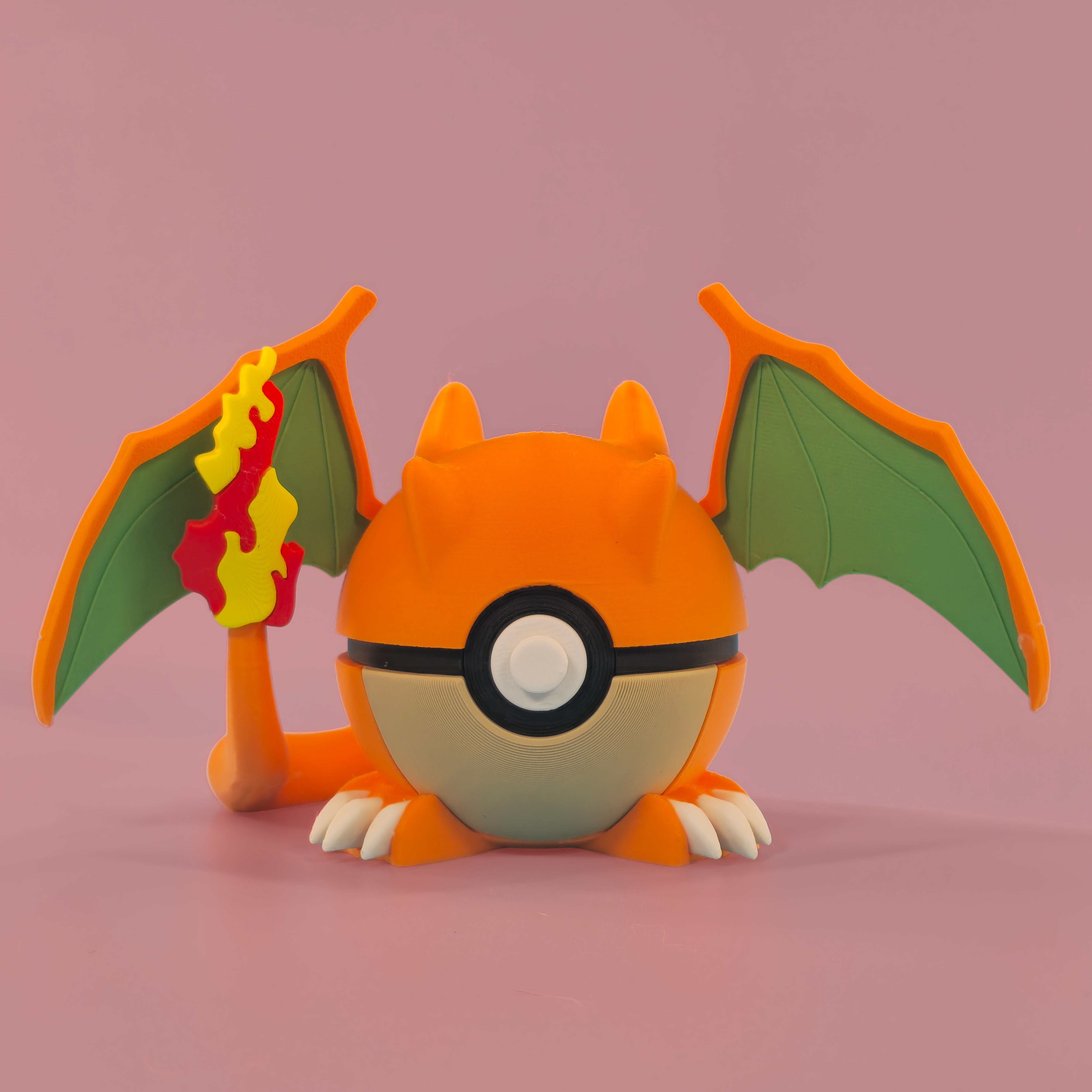 Charizard Inspired Ball – Crafty Q Co.