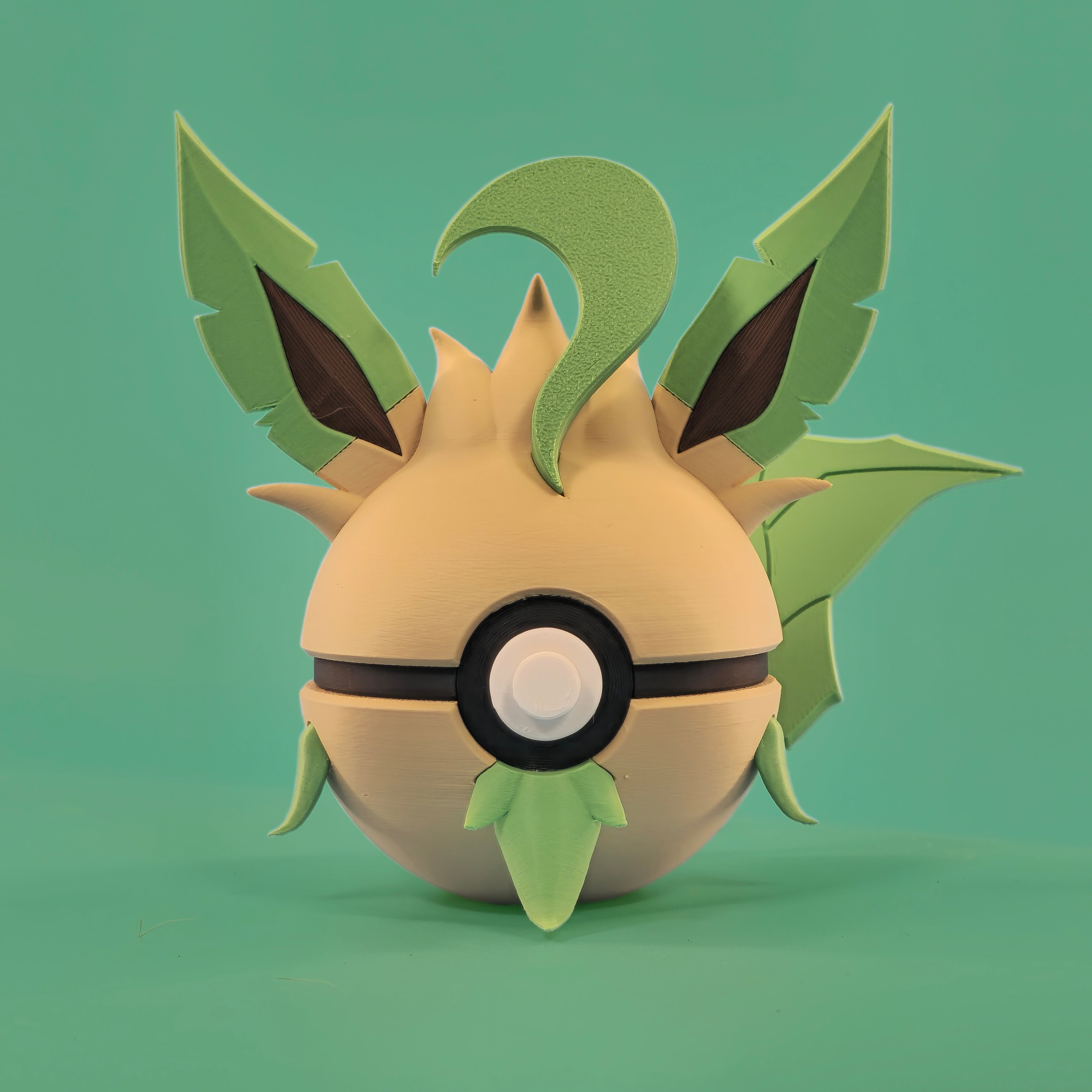 Leafeon Inspired Ball – Crafty Q Co.